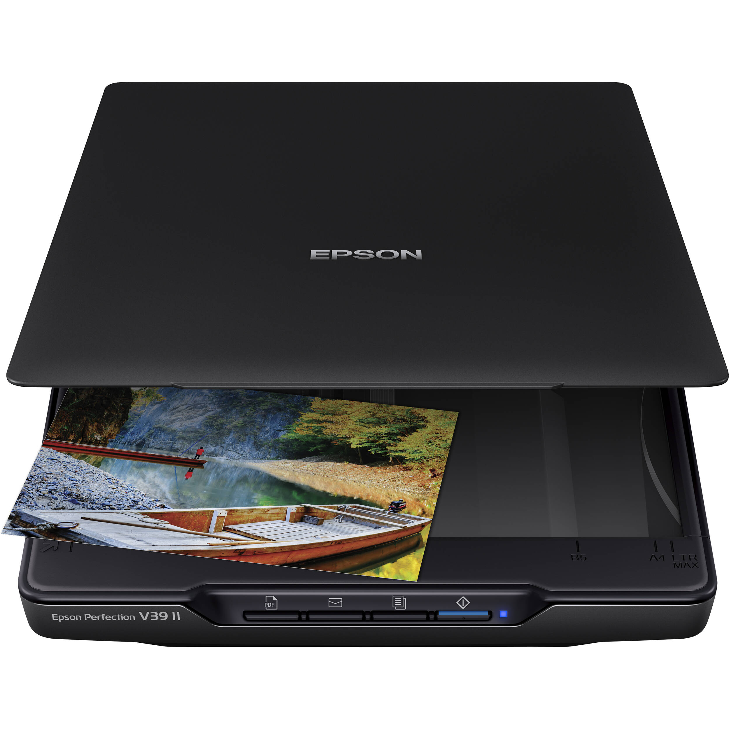 Epson Perfection V39 II Color Photo and Document Flatbed Scanner ...
